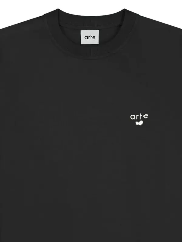 ARTE ANTWERP Logo Crew-neck T-shirt - Black