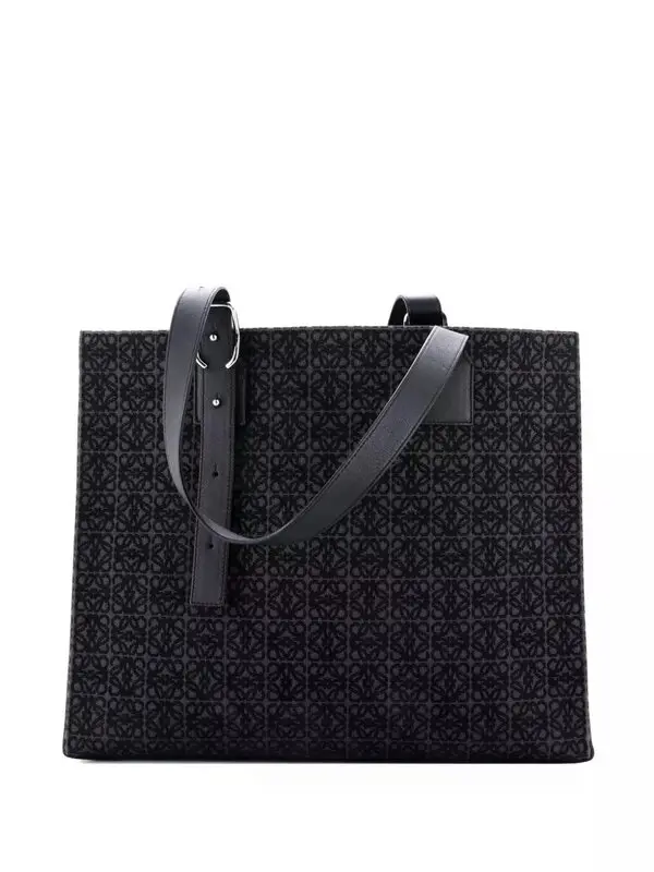 Loewe Buckle Handle Anagram Jacquard Horizontal Tote Bag