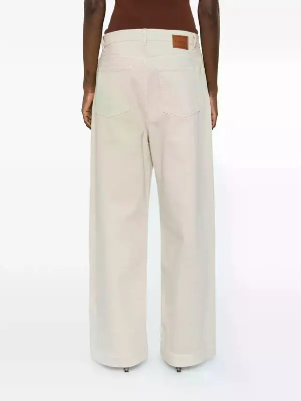P.a.r.o.s.h Cuoricini Wide-leg Jeans