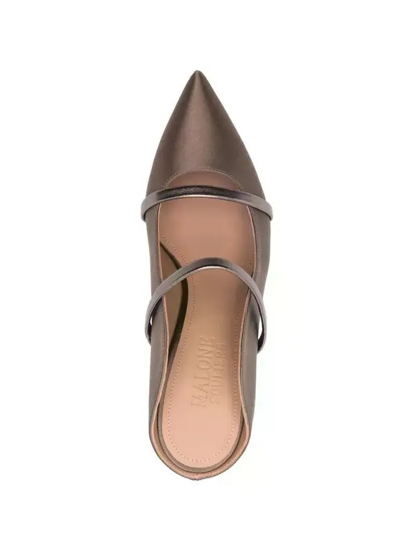 MALONE SOULIERS Double-strap Stiletto Pumps - Brown