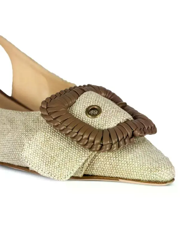 Roberto Festa Vega Slingback Pumps - Neutrals