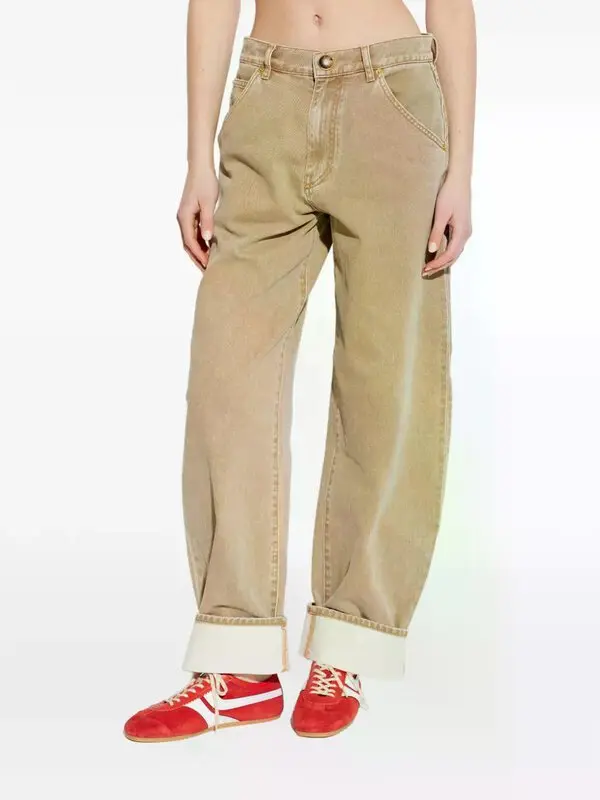 DARKPARK Cuffed Hem Regular Fit Jeans