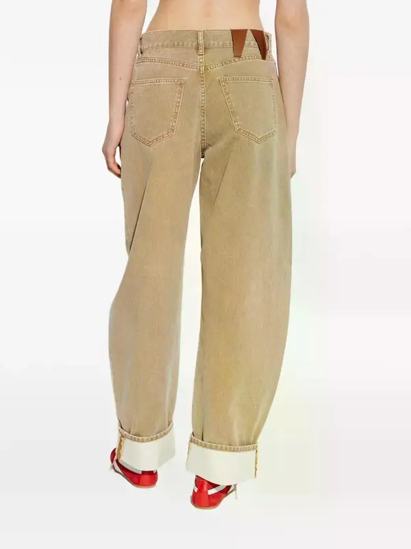DARKPARK Cuffed Hem Regular Fit Jeans