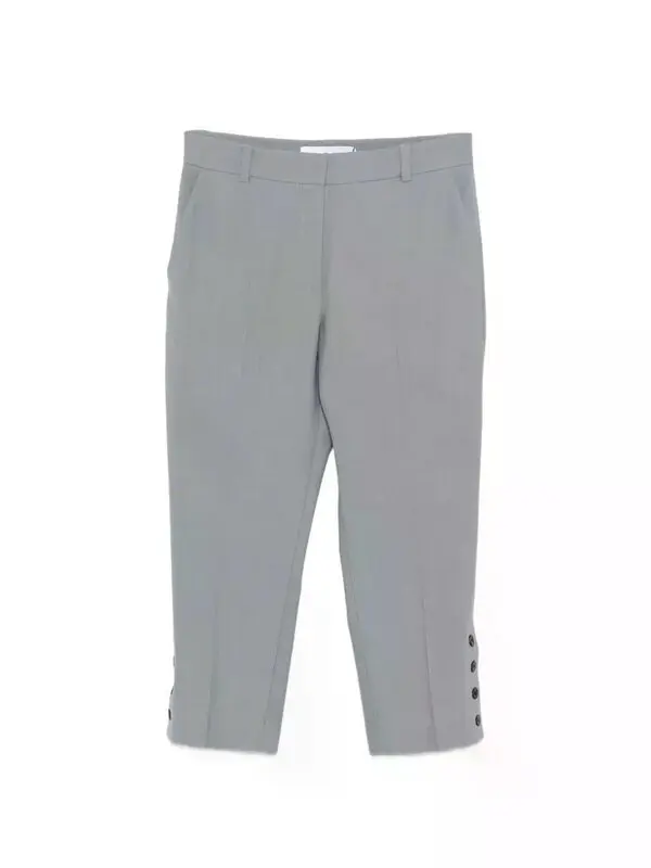 IRO PARIS Button-embellished Trousers - Grey