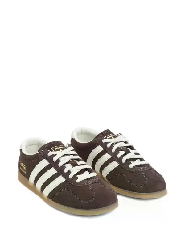 Adidas Striped Suede Sneakers - Brown