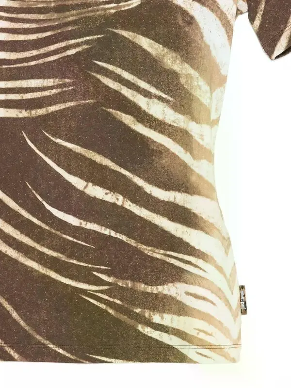 Just Cavalli Printed Short-sleeve Top