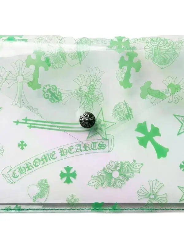 Chrome Hearts Logo-print Transparent Pouch