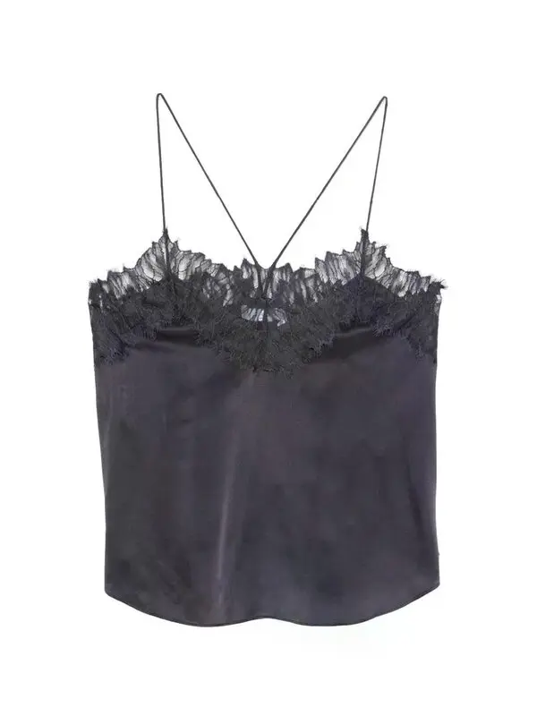 IRO PARIS Lace Strap Top