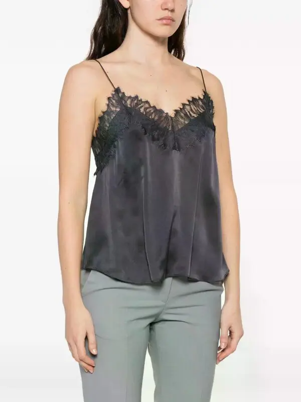 IRO PARIS Lace Strap Top