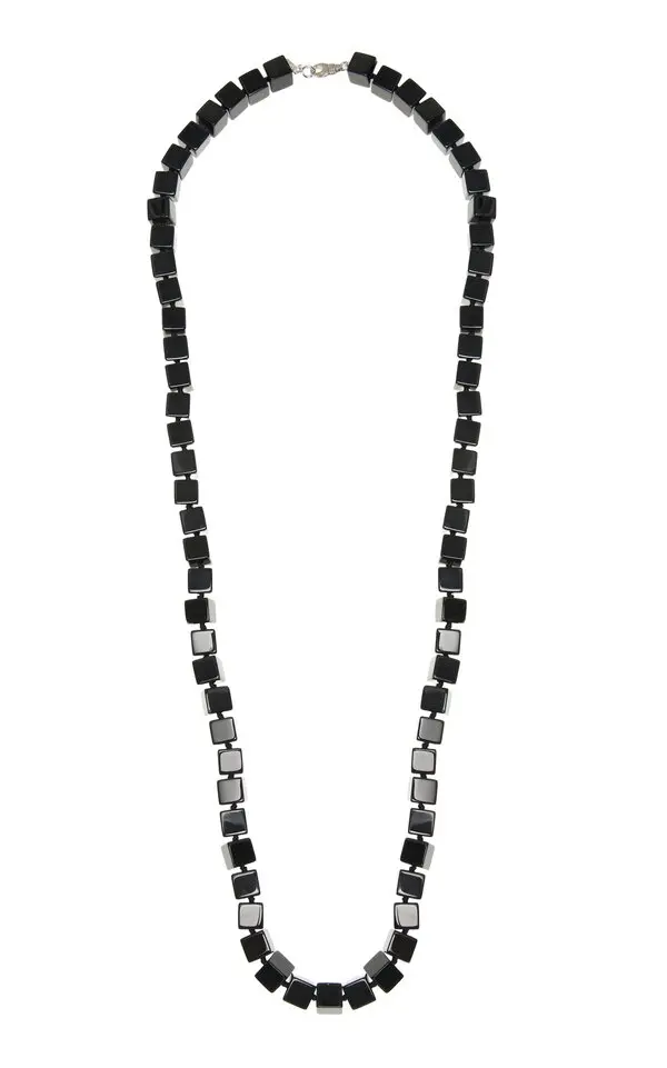 Le Sundial Tina Onyx Necklace - Black