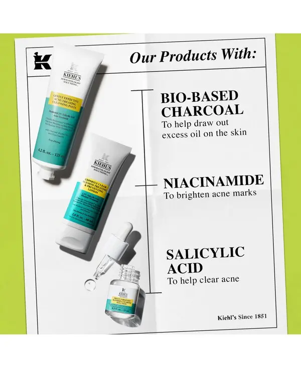 KIEHL'S SINCE 1851 3-pc. Clear Intentions Cleansing Paste And Spot Treatment Set
