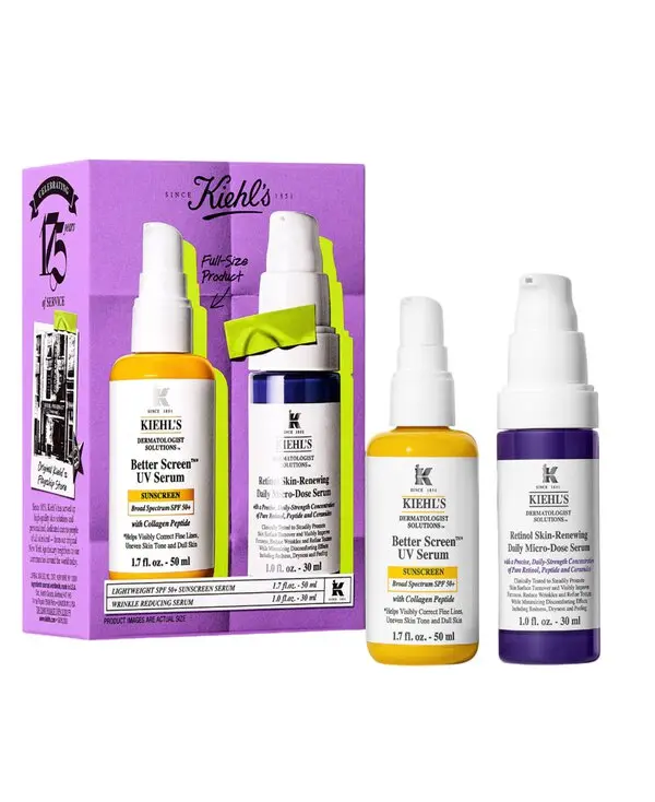 KIEHL'S SINCE 1851 2-pc. Day-to-night Duo Sunscreen And Retinol Serum Set - No Color
