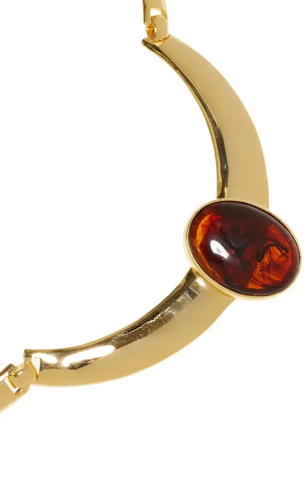 BEN-AMUN Sculptural Pendant Necklace - Gold