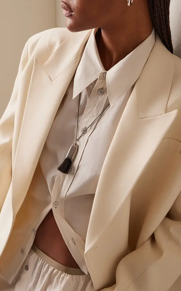 LEMAIRE Personal Brush Pendant Necklace