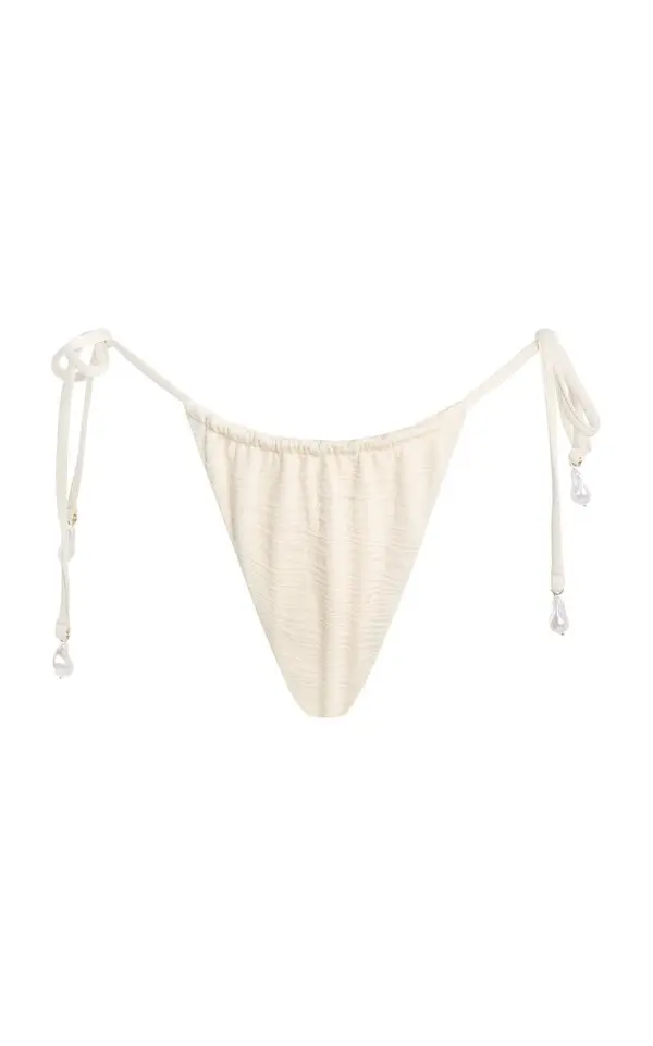 LA PORTE Kourtney Bikini Bottom - White