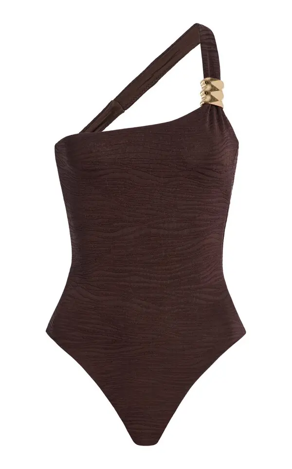 LA PORTE Halle One-piece Swimsuit - Brown