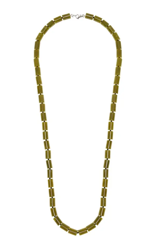 Le Sundial Lydia Jade Necklace - Green