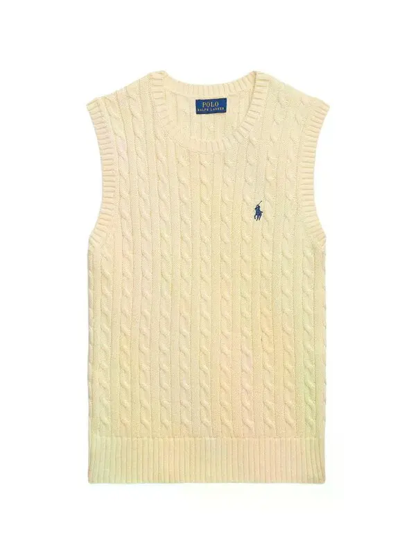 Polo Ralph Lauren Sleeveless Cable-knit Top