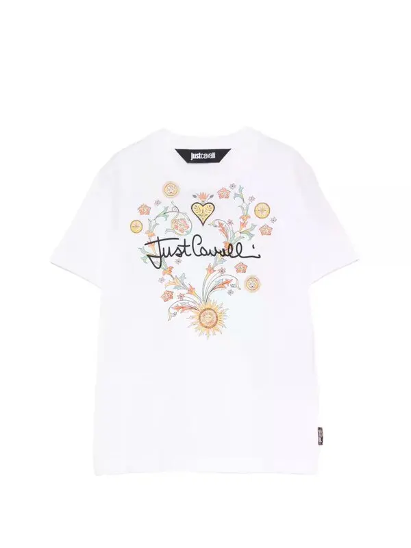 Just Cavalli Floral-print T-shirt