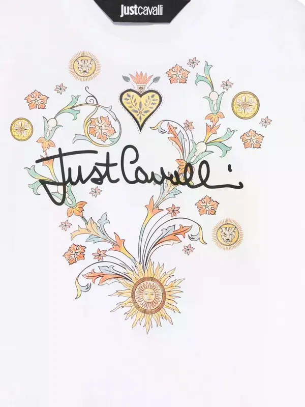 Just Cavalli Floral-print T-shirt