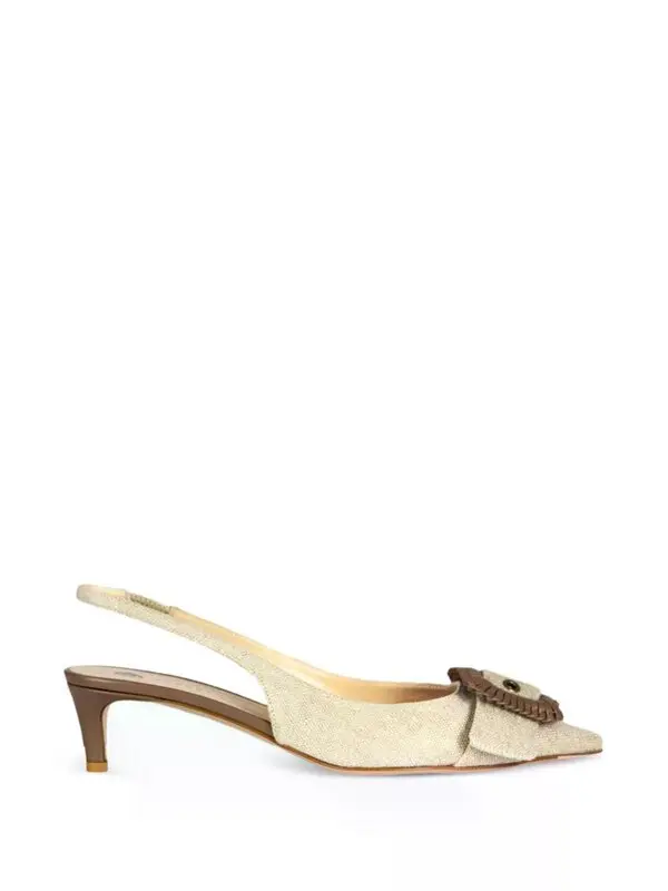 Roberto Festa Vega Slingback Pumps - Neutrals