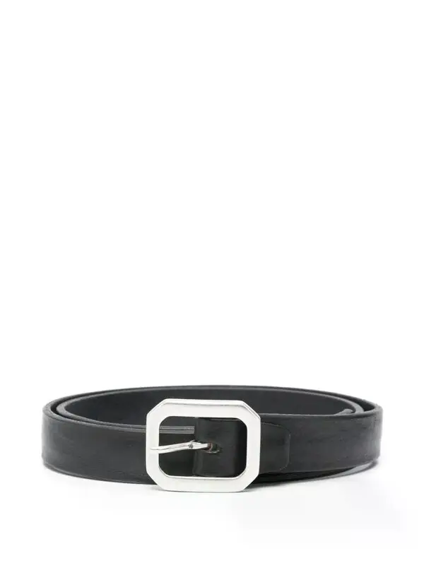 ERALDO Square Buckle Belt - Black