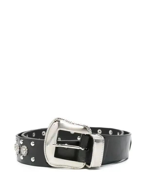 ERALDO Studded Buckle Belt - Brown