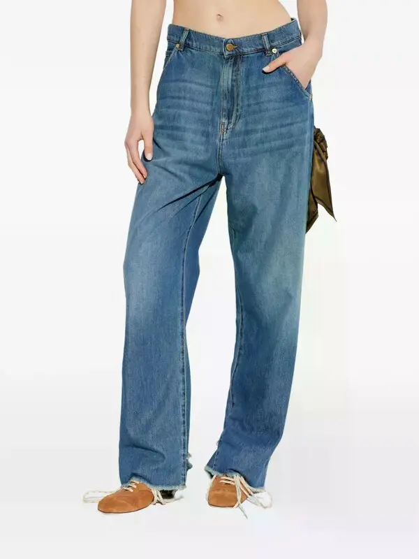 DARKPARK Scarf Detail Belt-loop Jeans