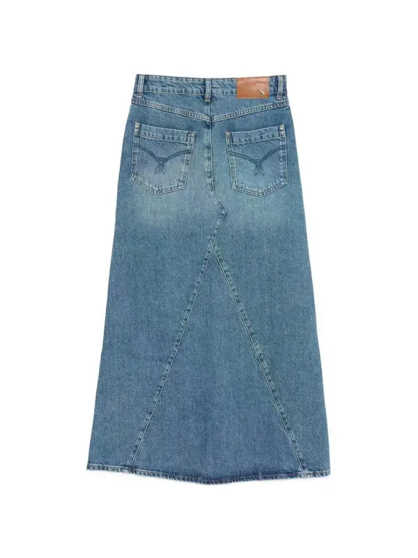 Patrizia Pepe Denim Maxi Skirt