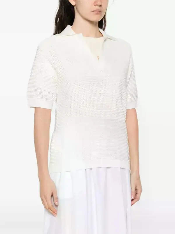 P.a.r.o.s.h V-neck Short-sleeve T-shirt - White