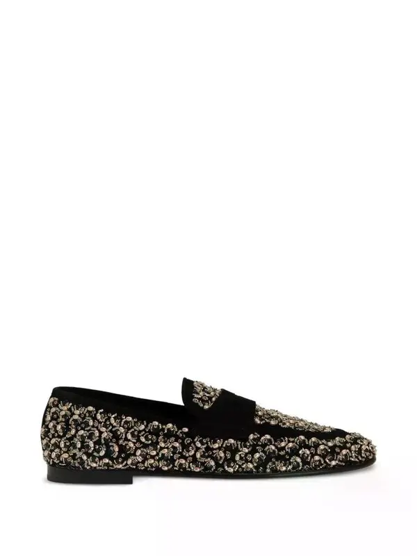 Dolce & Gabbana Embellished Band Slippers