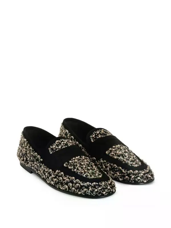 Dolce & Gabbana Embellished Band Slippers