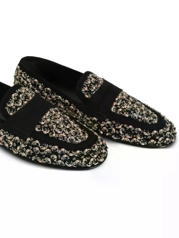 Dolce & Gabbana Embellished Band Slippers