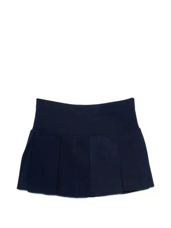 P.a.r.o.s.h Gonna Pleated Mini Skirt - Blue