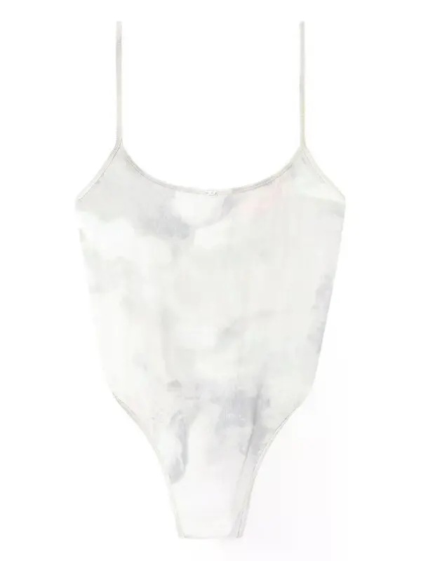 DIESEL® Ella-utlt Camouflage One-piece Swimsuit - White