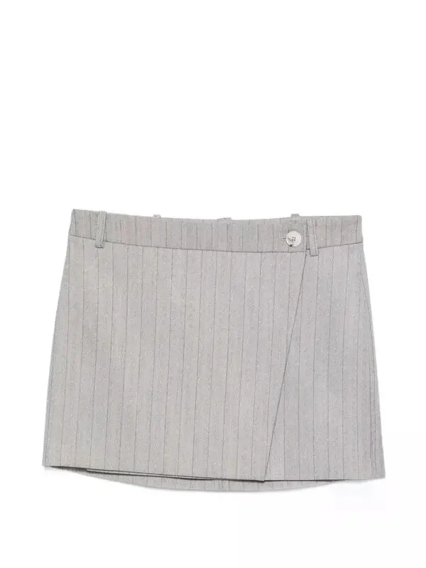 Patrizia Pepe Striped Mini Skirt