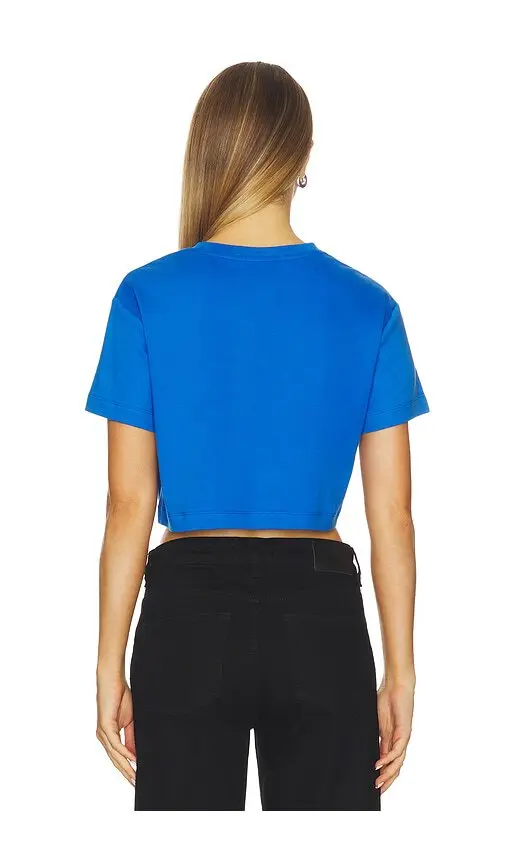 Terez X Mavericks Cropped T-shirt With Graphic Detail