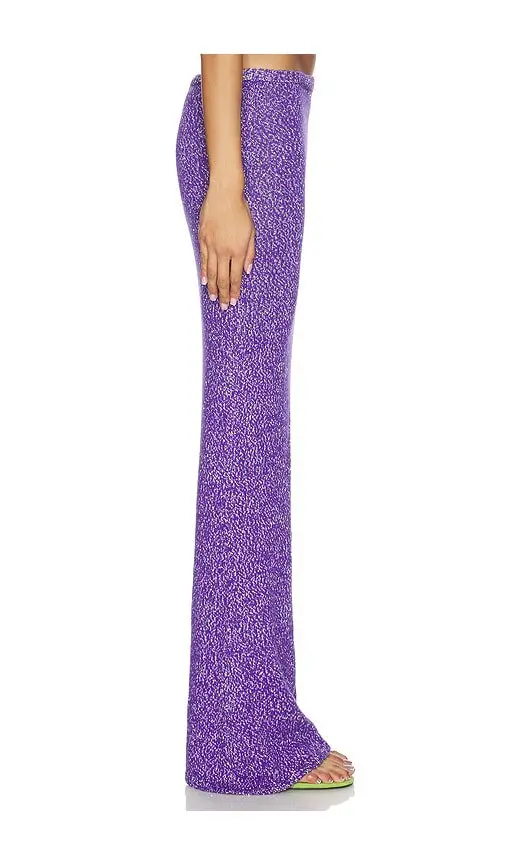 ASTA RESORT Carolina Knit Skirt - Violet Sequin
