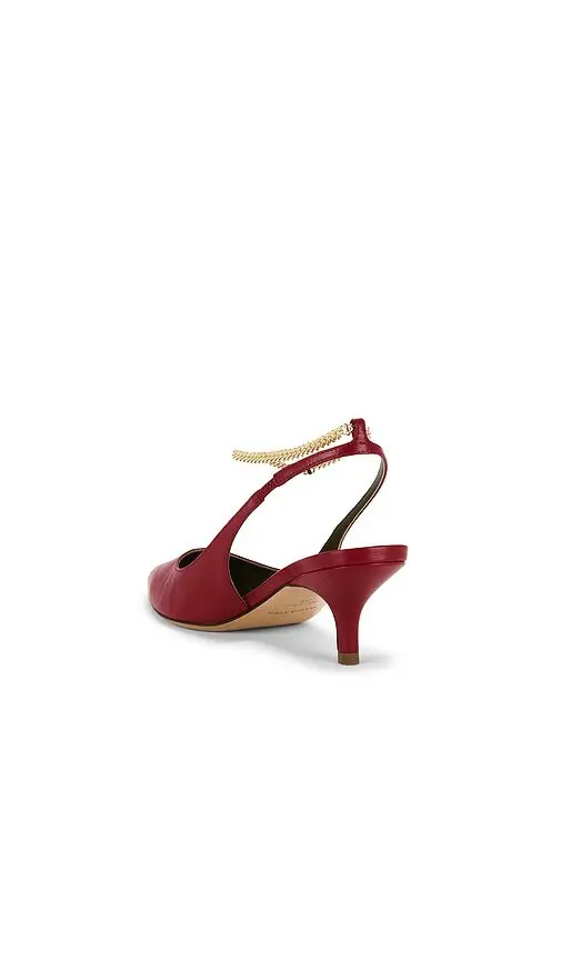 MARIA LUCA Leather Slingback Heel