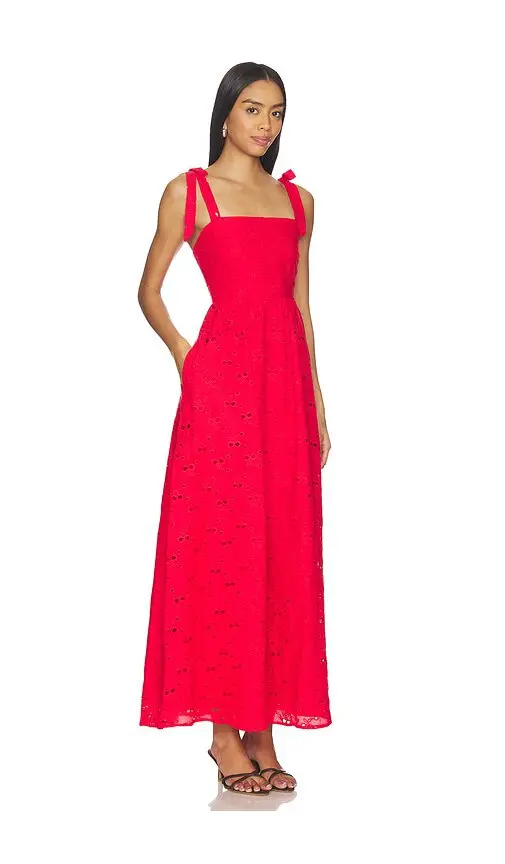Beach Riot Charlotte Maxi Dress With Eyelet Fabric