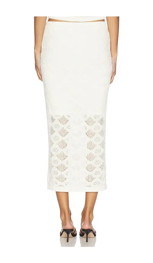 FAVORITE DAUGHTER The Courtside Knit Maxi Skirt