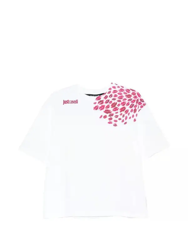 Just Cavalli Printed T-shirt - White