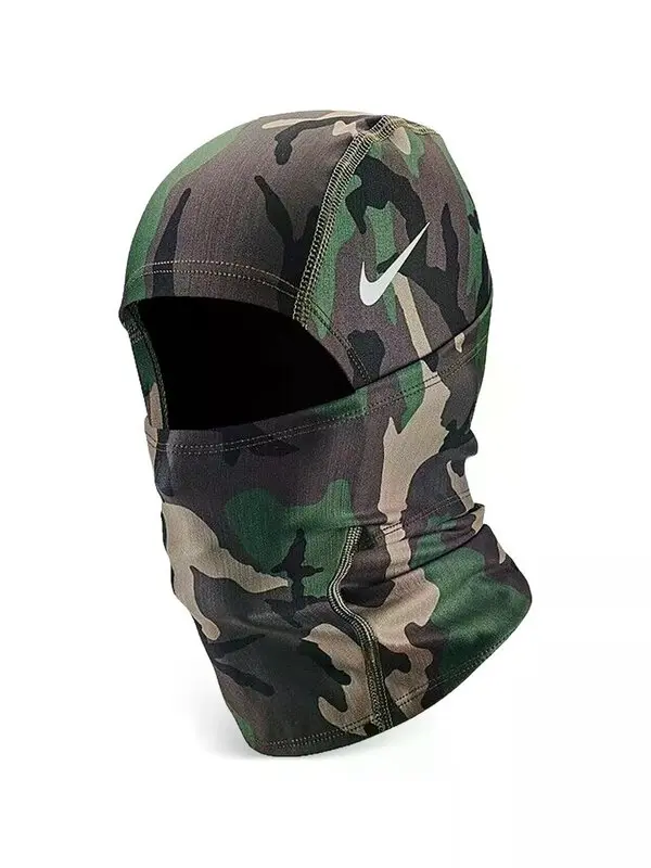 Nike Pro Hyperwarm Camouflage-print Balaclava - Green