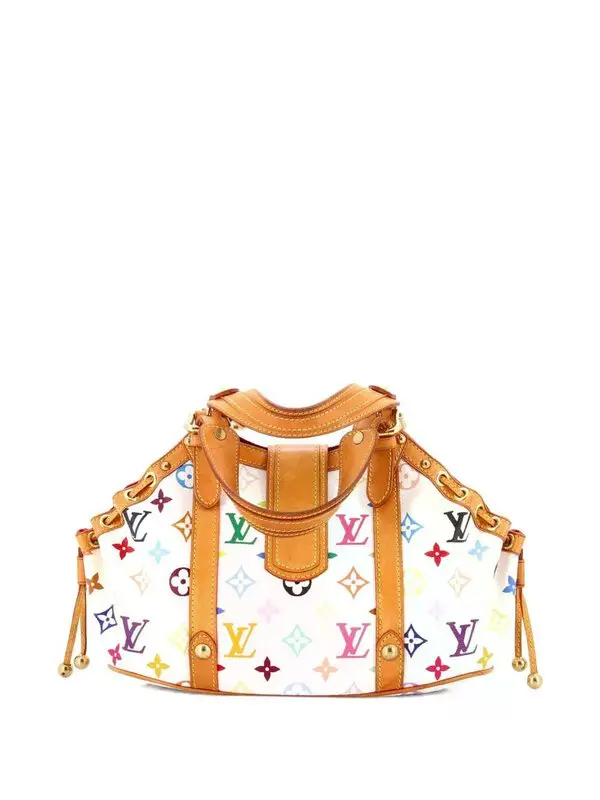 LOUIS VUITTON Theda Handbag Monogram Multicolor Pm Satchel