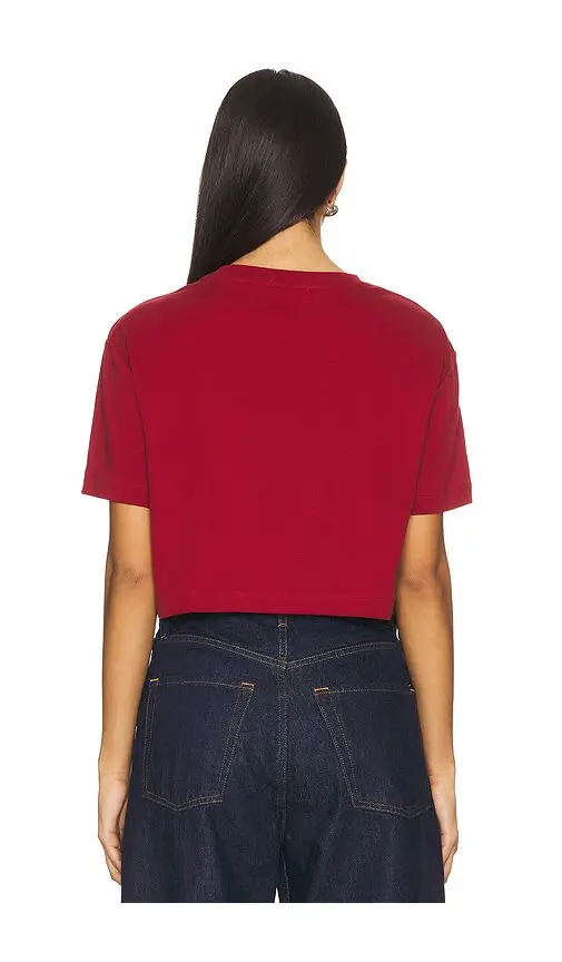 Terez X Miami Tonal Crop Logo Tee