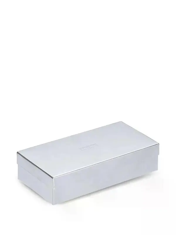 Supreme X Syuro Logo-debossed Tin Box - Silver