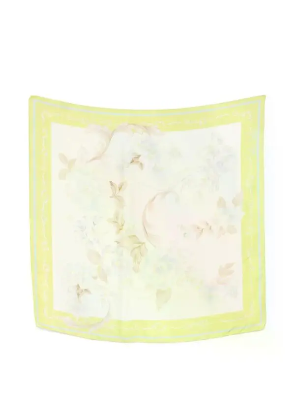 FORTE_FORTE Floral-print Twill Scarf - Neutrals