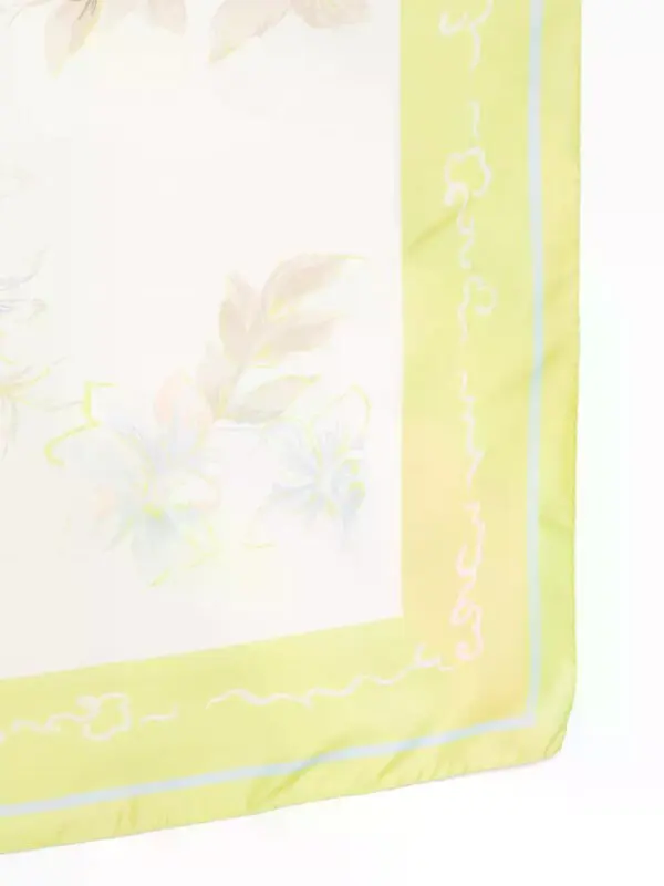 FORTE_FORTE Floral-print Twill Scarf