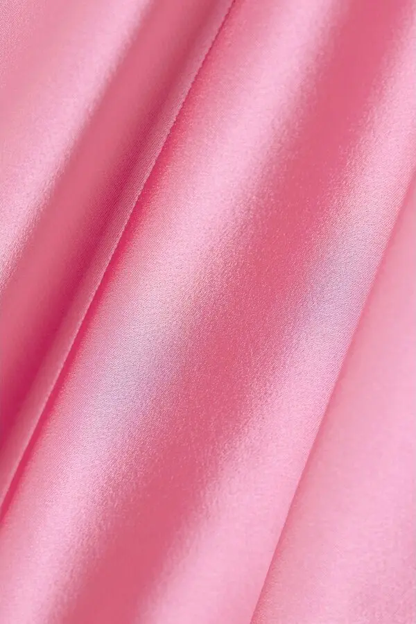 Stella McCartney Paneled Satin Midi Skirt