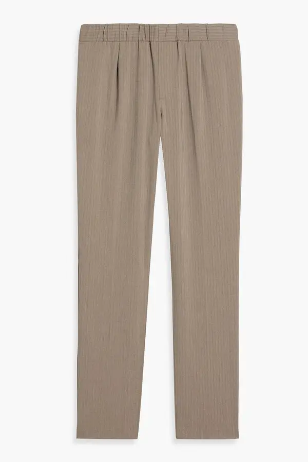 Paige Snider Tapered Herringbone Pants